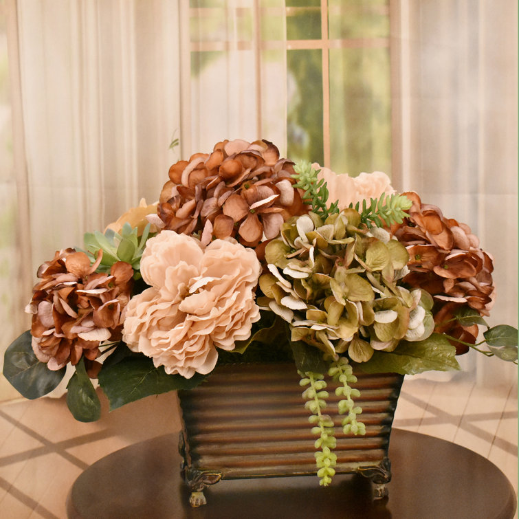 Primrue Mixed Centerpiece in Vase | Wayfair