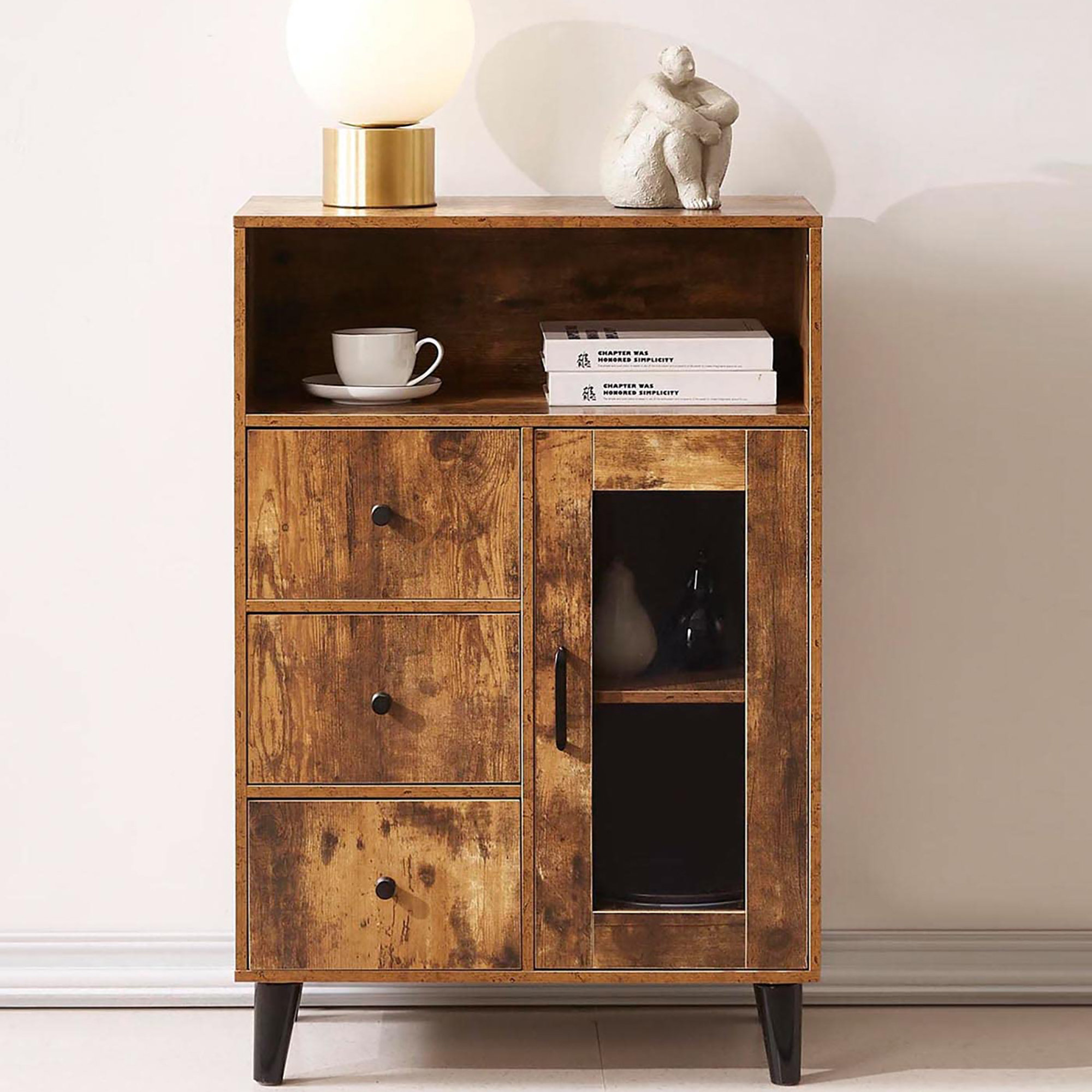 Millwood Pines Seyed 35.4'' Tall 1 - Door Accent Cabinet | Wayfair