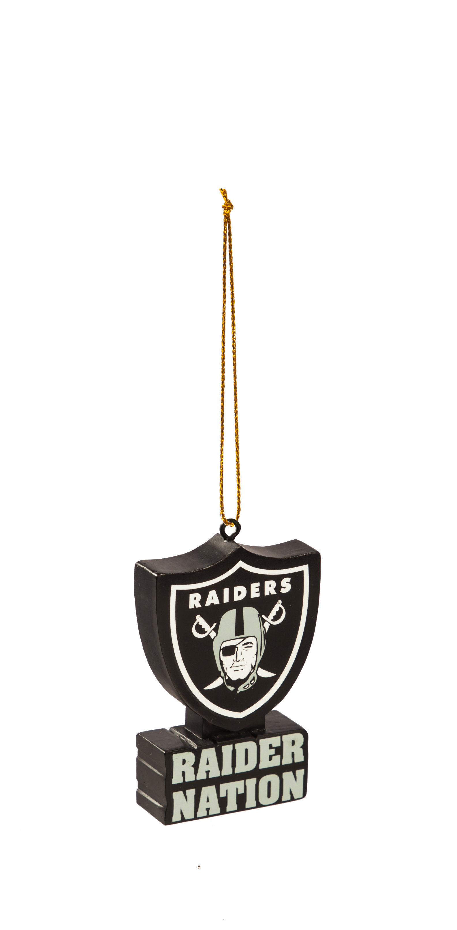 The Holiday Aisle® Las Vegas Raiders Mascot Statue Hanging Figurine ...