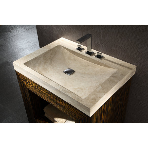 Ryvyr 30.13'' Stone Single Bathroom Vanity Top with Sink | Wayfair
