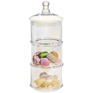 Prep & Savour 3 Tier Stacking 250 qt. Apothecary Jar & Reviews | Wayfair