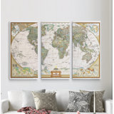 World Map Wall Art