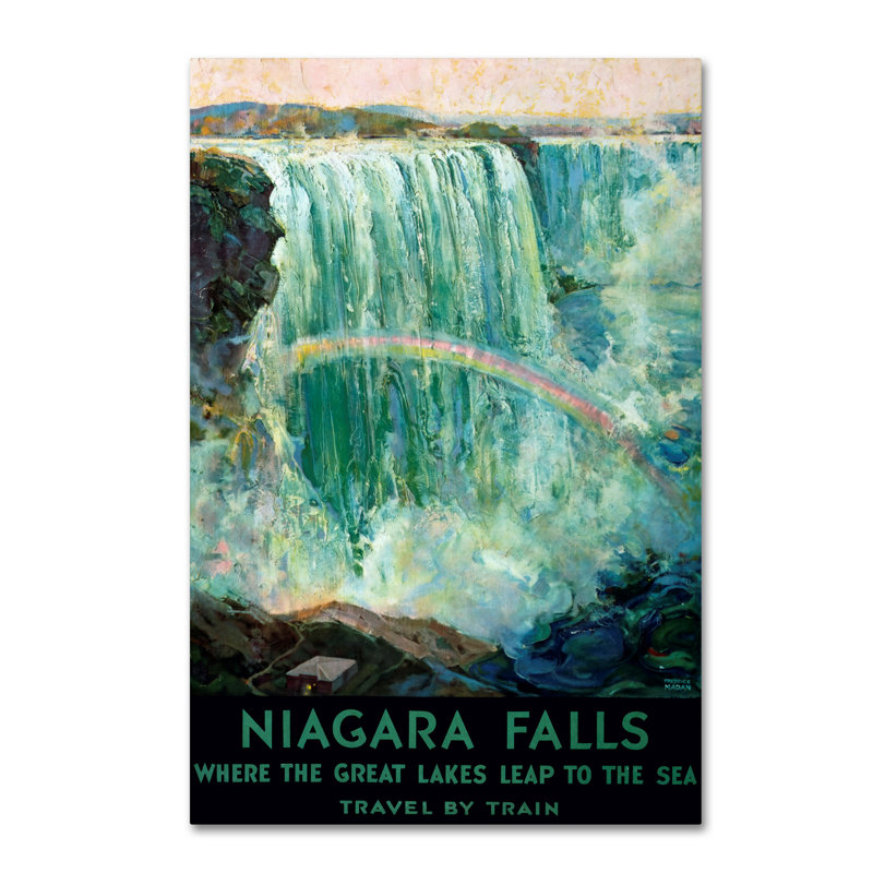 Trademark Art Niagara Falls by Vintage Apple Collection ...