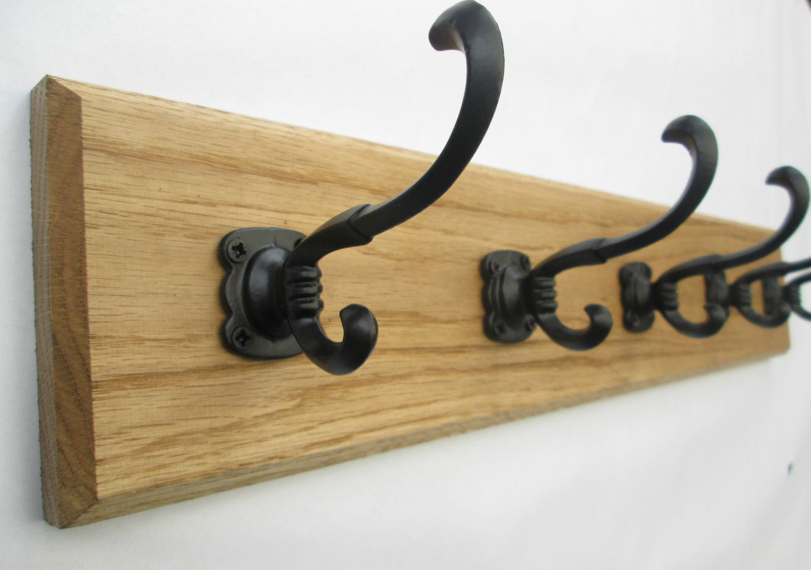 Rosalind Wheeler Pinal Solid Wood 5 - Hook Wall Mounted Coat Rack ...
