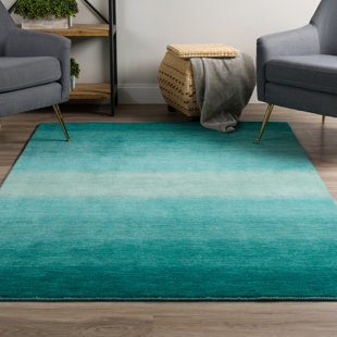 Wayfair | Teal Wool Area Rugs You'll Love in 2022