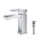 KIBI USA Cubic Single Hole Bathroom Faucet with Optional Drain Assembly ...