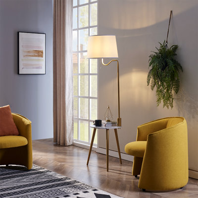 End Table Floor Lamp Combo | Wayfair