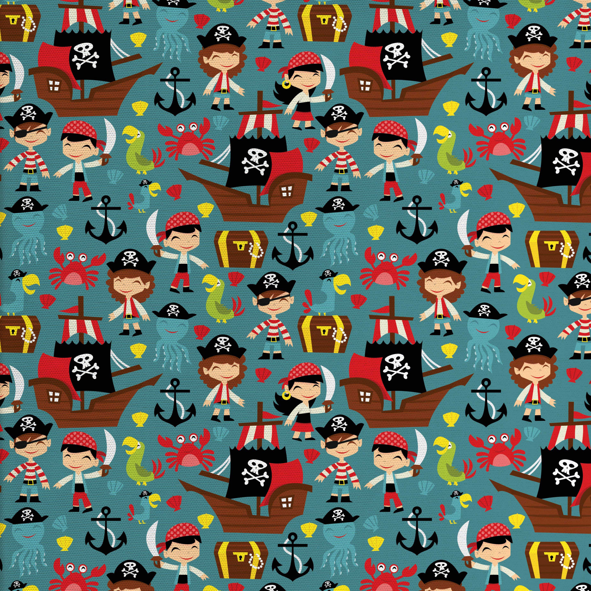 East Urban Home Pirates Fabric | Wayfair
