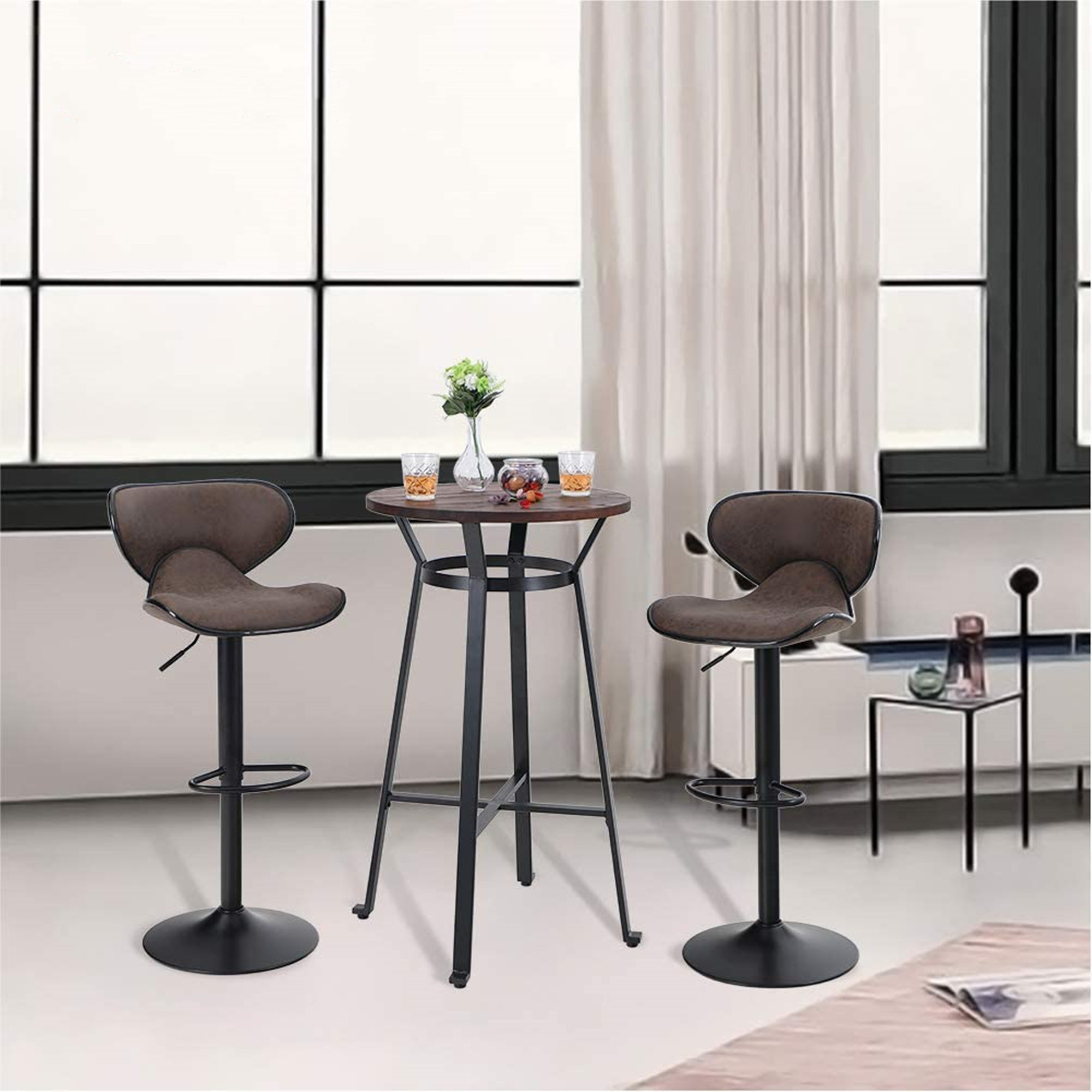 MAISON ARTS 2 - Person Bar Height Dining Set & Reviews | Wayfair
