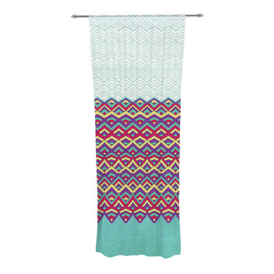 Blue Chevron Curtains & Drapes You'll Love in 2019 | Wayfair