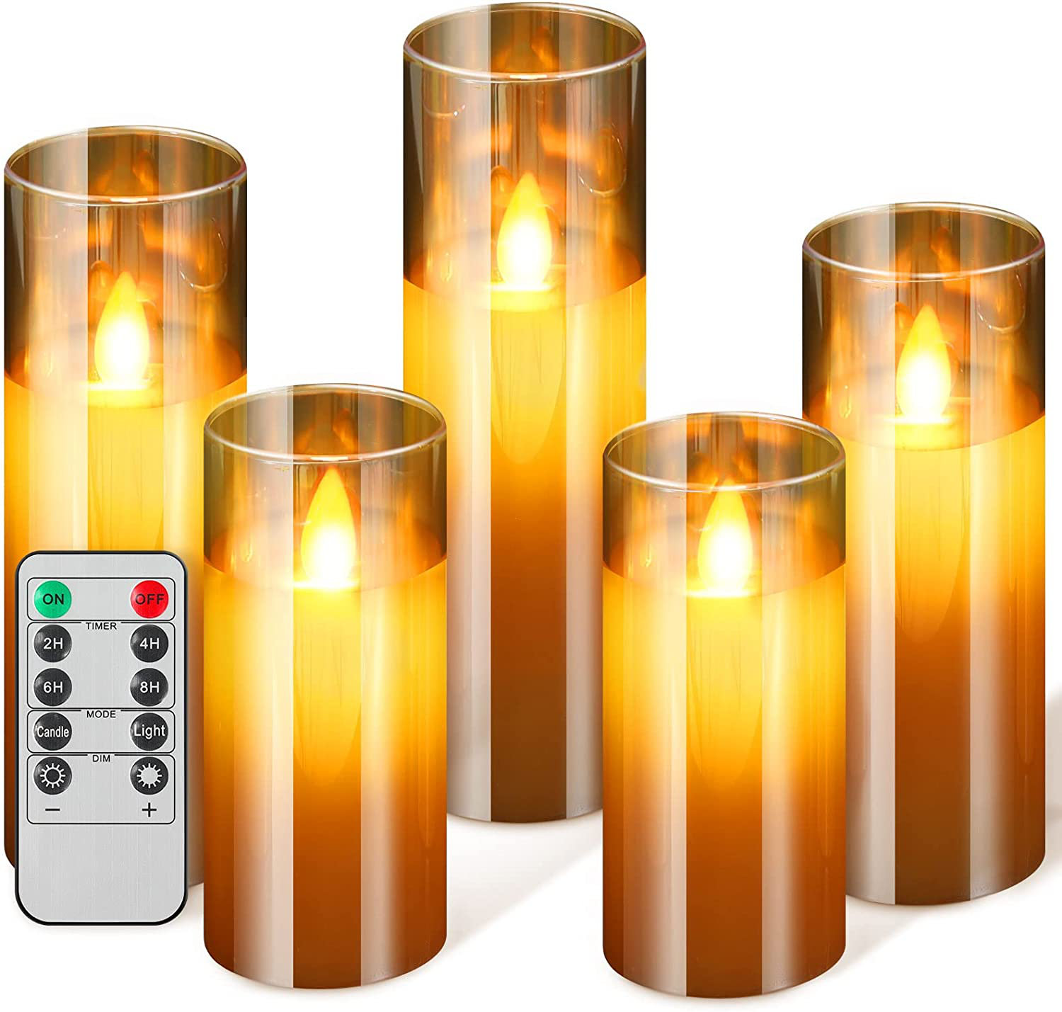 Mercer41 5 Pack LED Flameless Candle Light | Wayfair