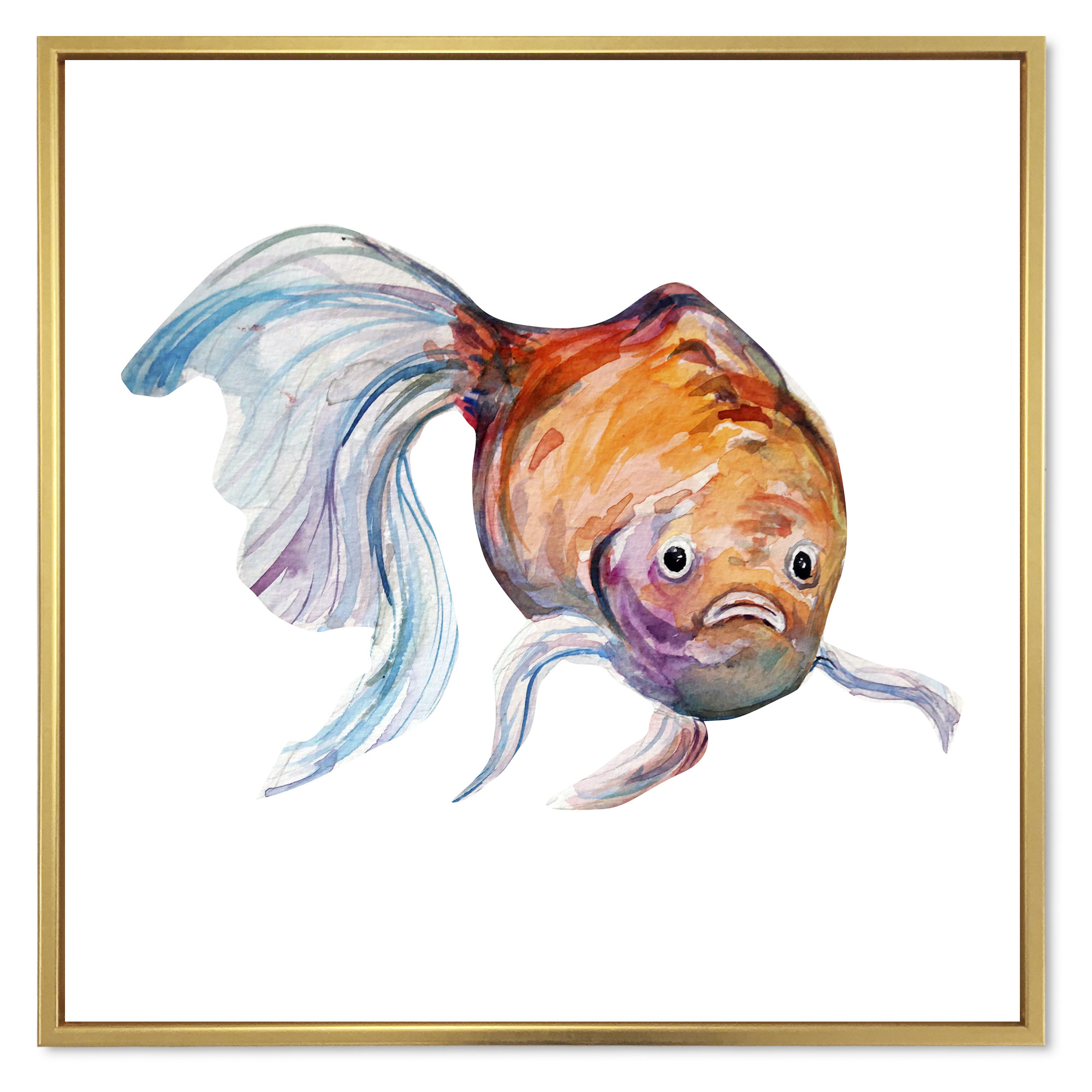 Bay Isle Home Water Color Fish Art - on | Wayfair