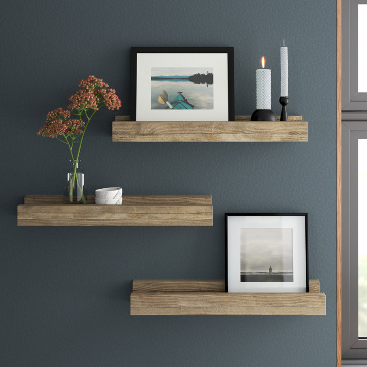 Foundstone Alessandra 3 Piece Floating Shelf Set & Reviews | Wayfair.co.uk