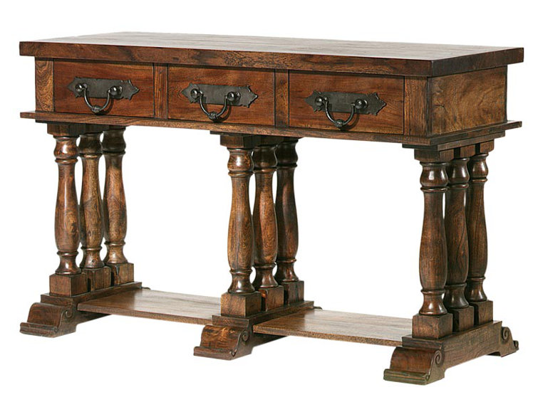 August Grove® Han 54'' Solid Wood Console Table | Wayfair