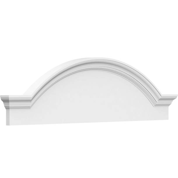 PCI Enterprises Elliptical Smooth Architectural Grade PVC Pediment ...