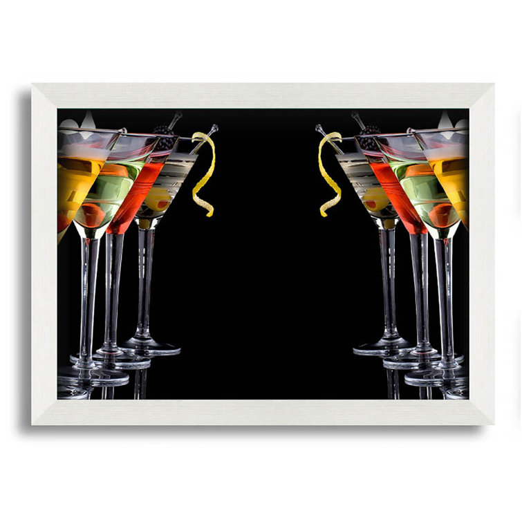Brayden Studio Cocktails Drinks - Single Picture Frame Art Prints ...
