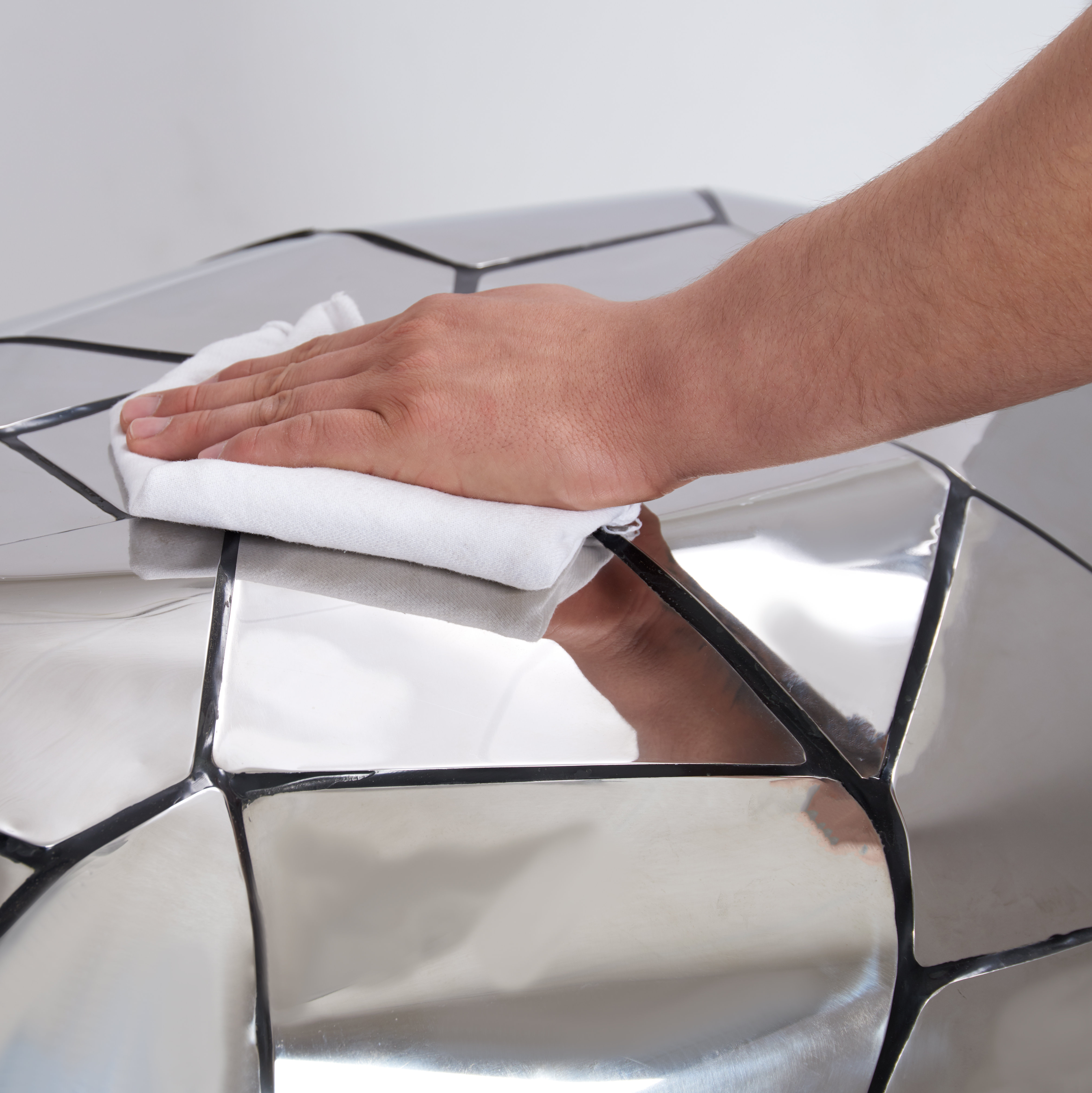 Phillips Collection Stainless Steel Bull Pipe Statue | Perigold