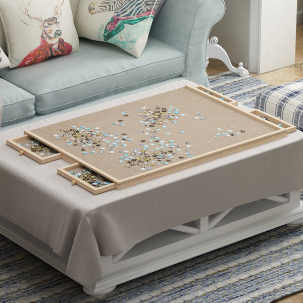 Trinx Portable Large Puzzle Board | Wayfair