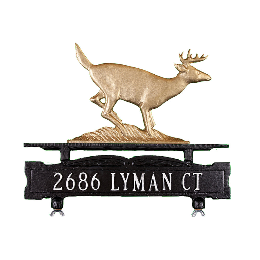 Montague Metal Products 1-Line Mailbox Sign | Wayfair