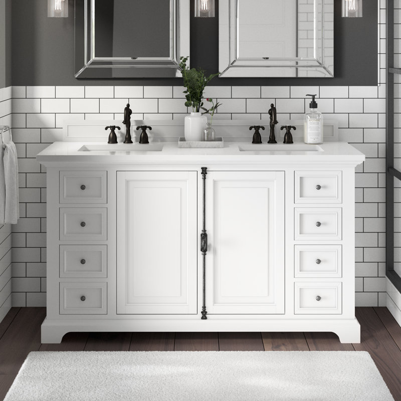 Darby Home Co Cuyuna 60" Double Bathroom Vanity Set & Reviews | Wayfair