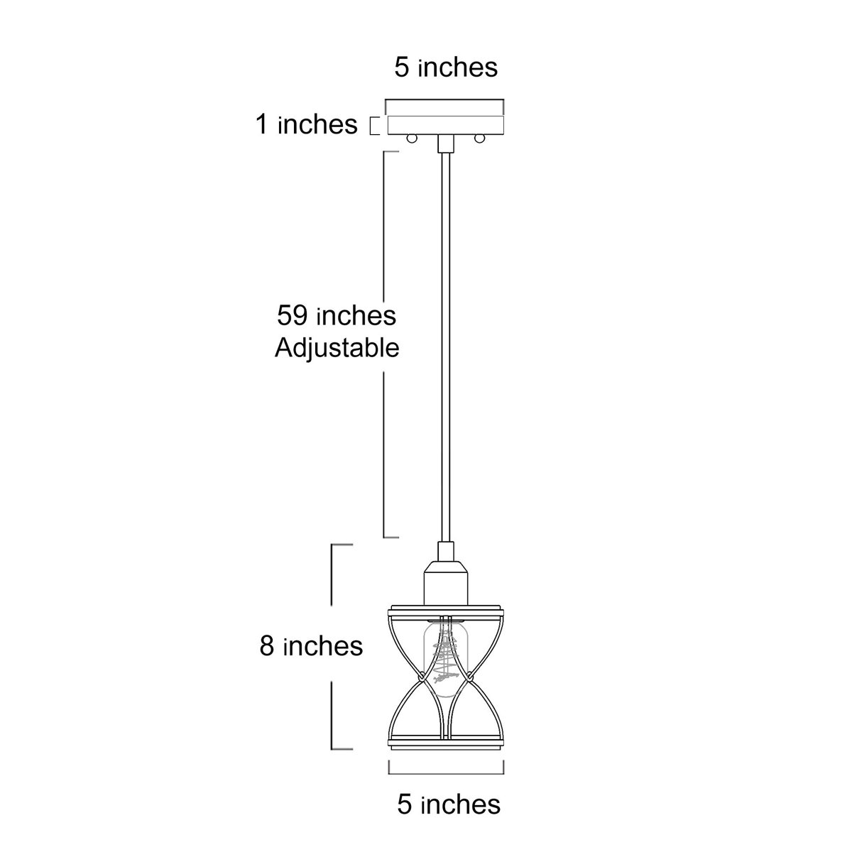 Trent Austin Design® Hellwig 1 - Light Unique Geometric Pendant ...