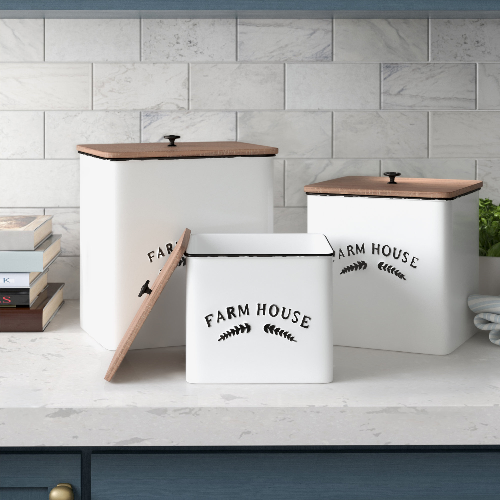 Laurel Foundry Modern Farmhouse Kitchen Canister Set & Reviews | Wayfair