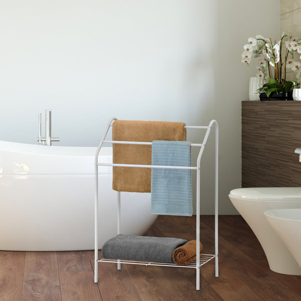 Free-standing-bathroom-towel-rack | Wayfair