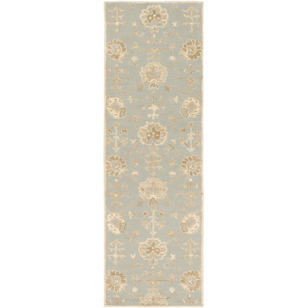 Arden Handmade Wool Sage Green/Beige/Taupe Rug & Reviews | Birch Lane