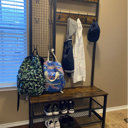 17 Stories Borman Hall Tree with Bench and Shoe Storage & Reviews ...