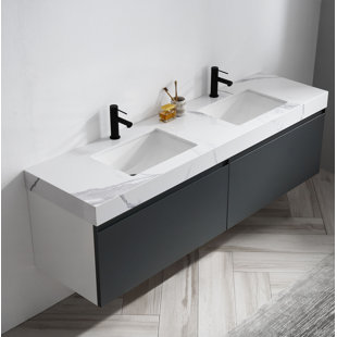 Wayfair | Wall Mounted & Floating 72 Inch Vanities