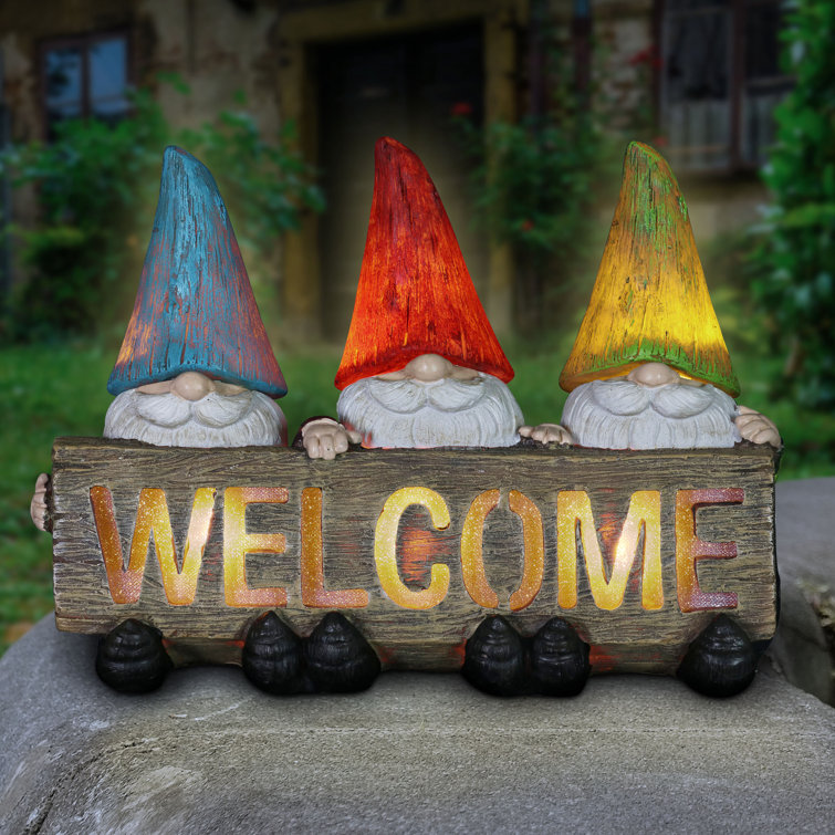 Gnome welcome Home & Living Wreaths & Door Hangers Home Décor etna.com.pe