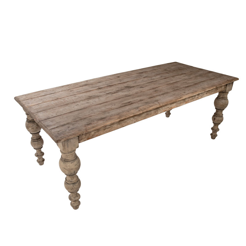 Dovetail Furniture Merak 84-Inch Rectangular Reclaimed Pine Dining ...