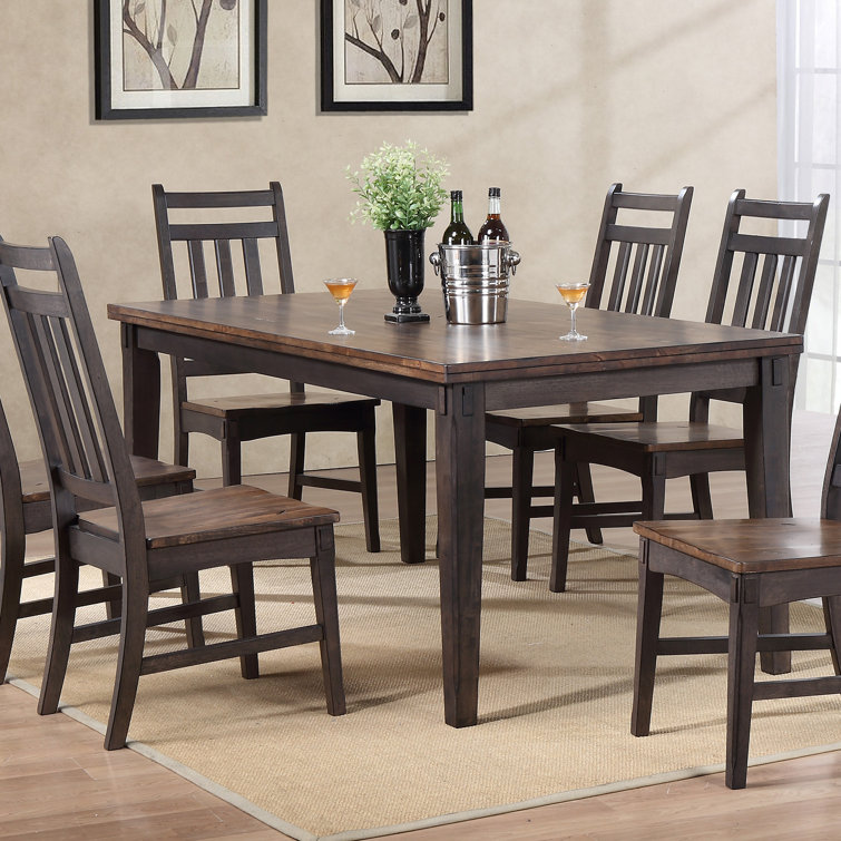 Loon Peak® Springwater 6 - Person Solid Wood Dining Set | Wayfair