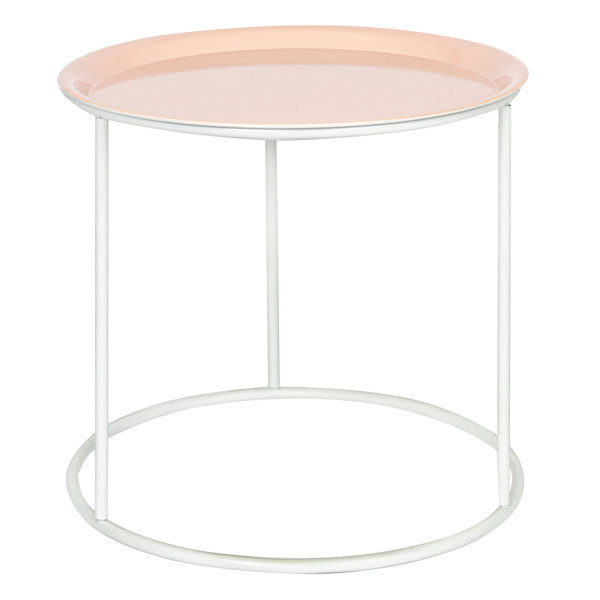 Blush-pink-end-table | Wayfair
