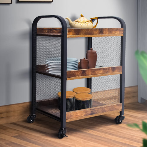 Union Rustic Shirk 26'' Wide Rolling Kitchen Cart & Reviews | Wayfair