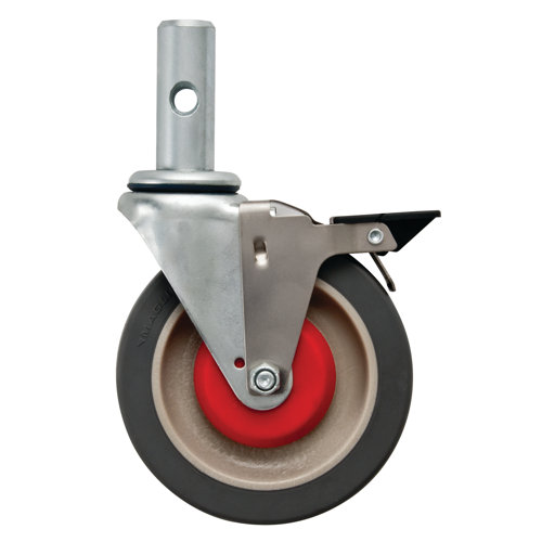 Magliner Polyurethane Flat Caster Assembly Tread Wheel with Brake | Wayfair
