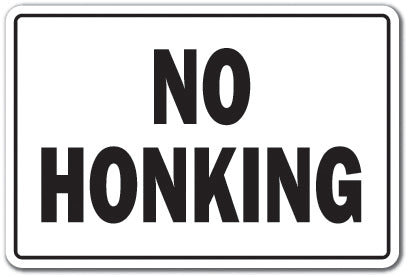 SignMission Car Driving Traffic Honk Decal | Wayfair