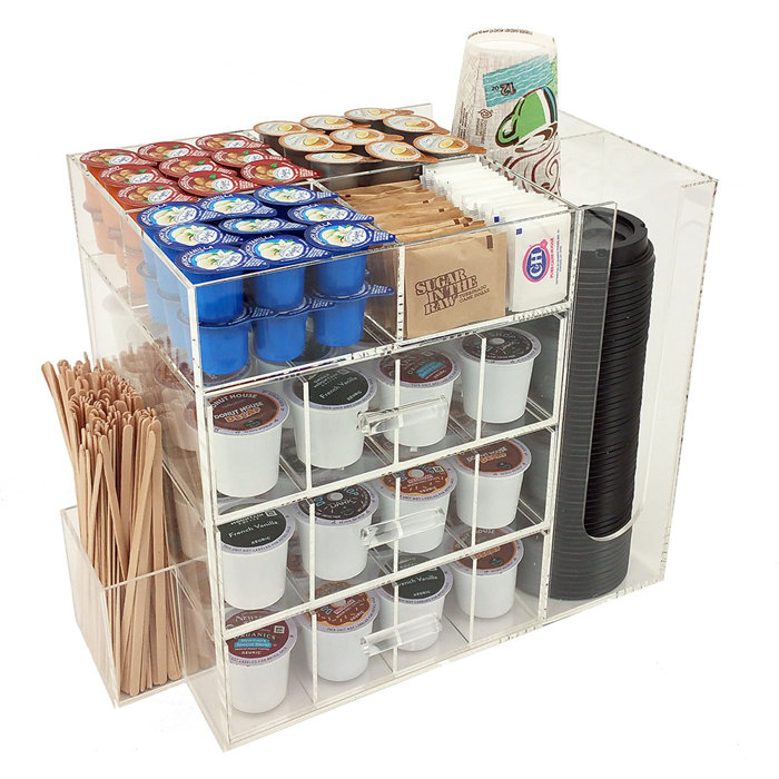 The Holiday Aisle® Stillwater Acrylic Coffee Station & Reviews | Wayfair