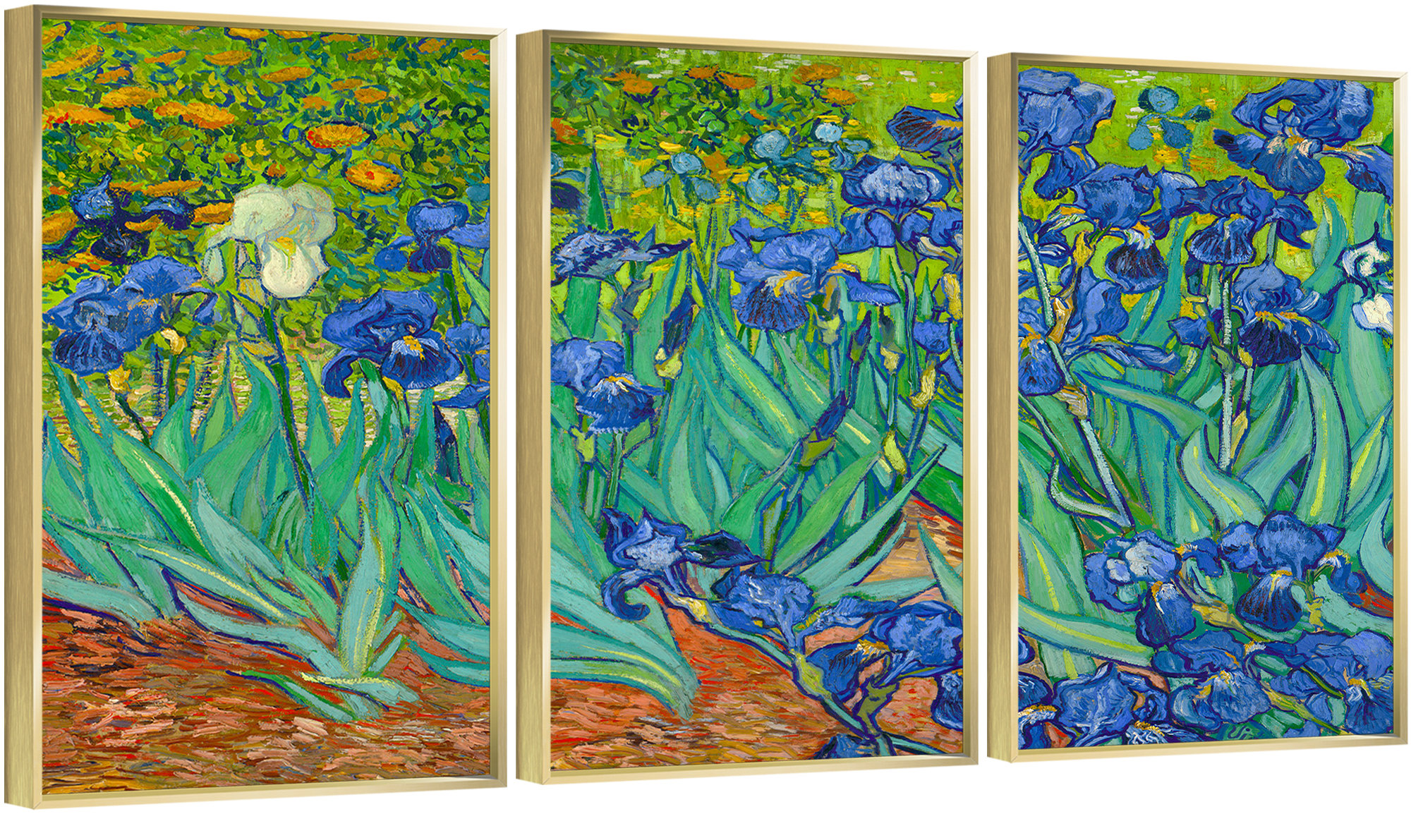 Vault W Artwork Van Gogh Wall Art by Vincent Van Gogh - 3 Piece Picture ...