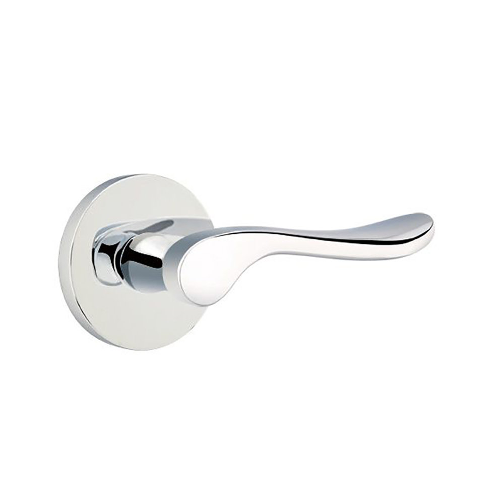 Emtek Luzern Passage (Hall & Closet) Door Lever with Rosette | Wayfair