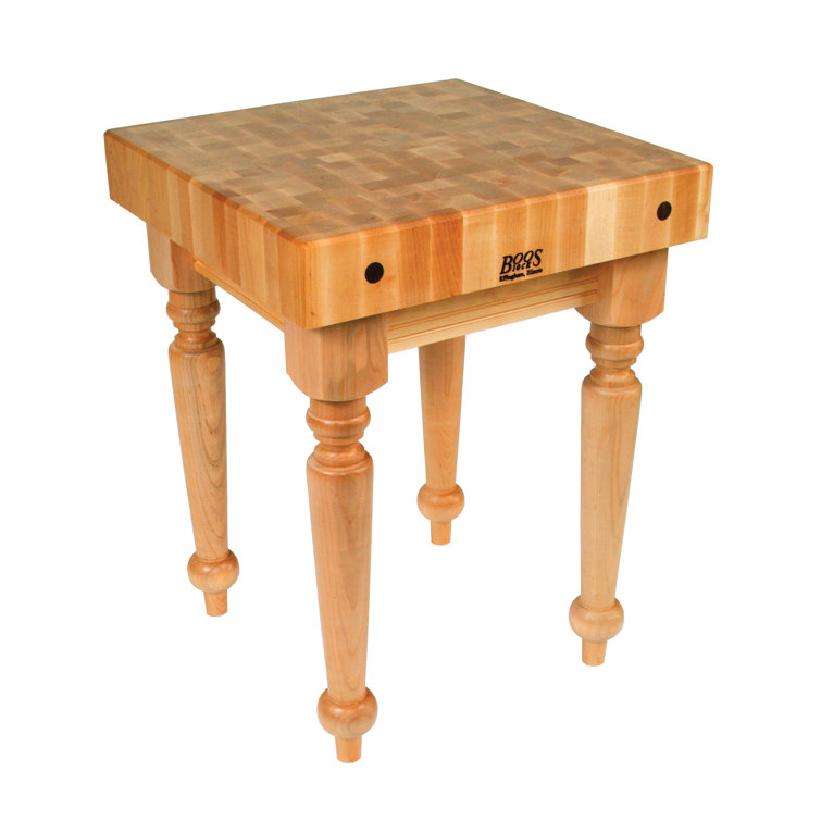 John Boos Boosblock® Solid Wood Prep Table with Butcher Block Top ...