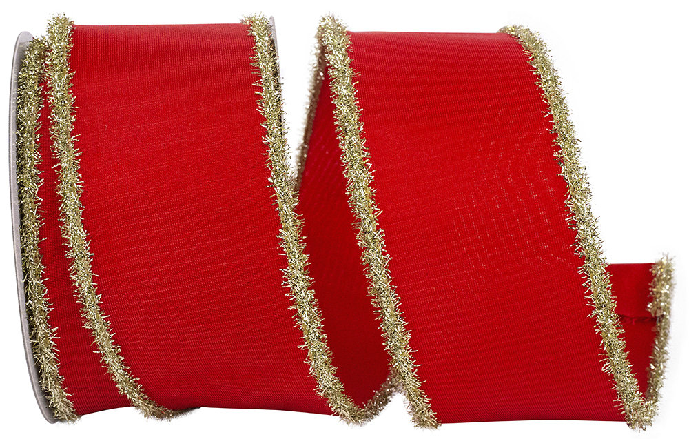 The Holiday Aisle® Box Net Jute Nestle Wired Ribbon | Wayfair