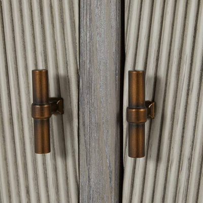 Gabby Isaac 75" Wide 2 Drawer Mindi Solid Wood Sideboard | Wayfair