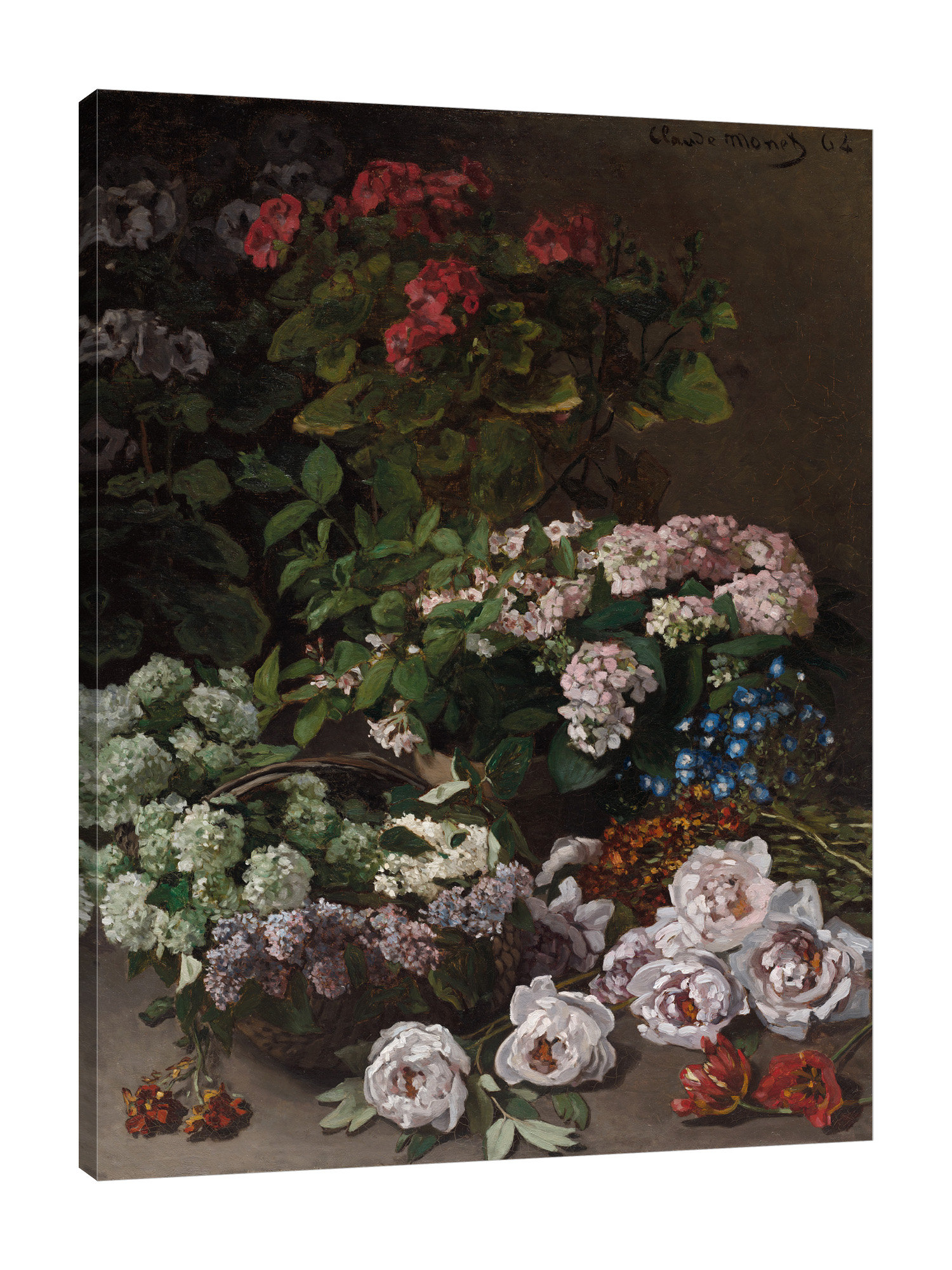 Red Barrel Studio® Claude Monet Spring Flowers by Claude Monet ...