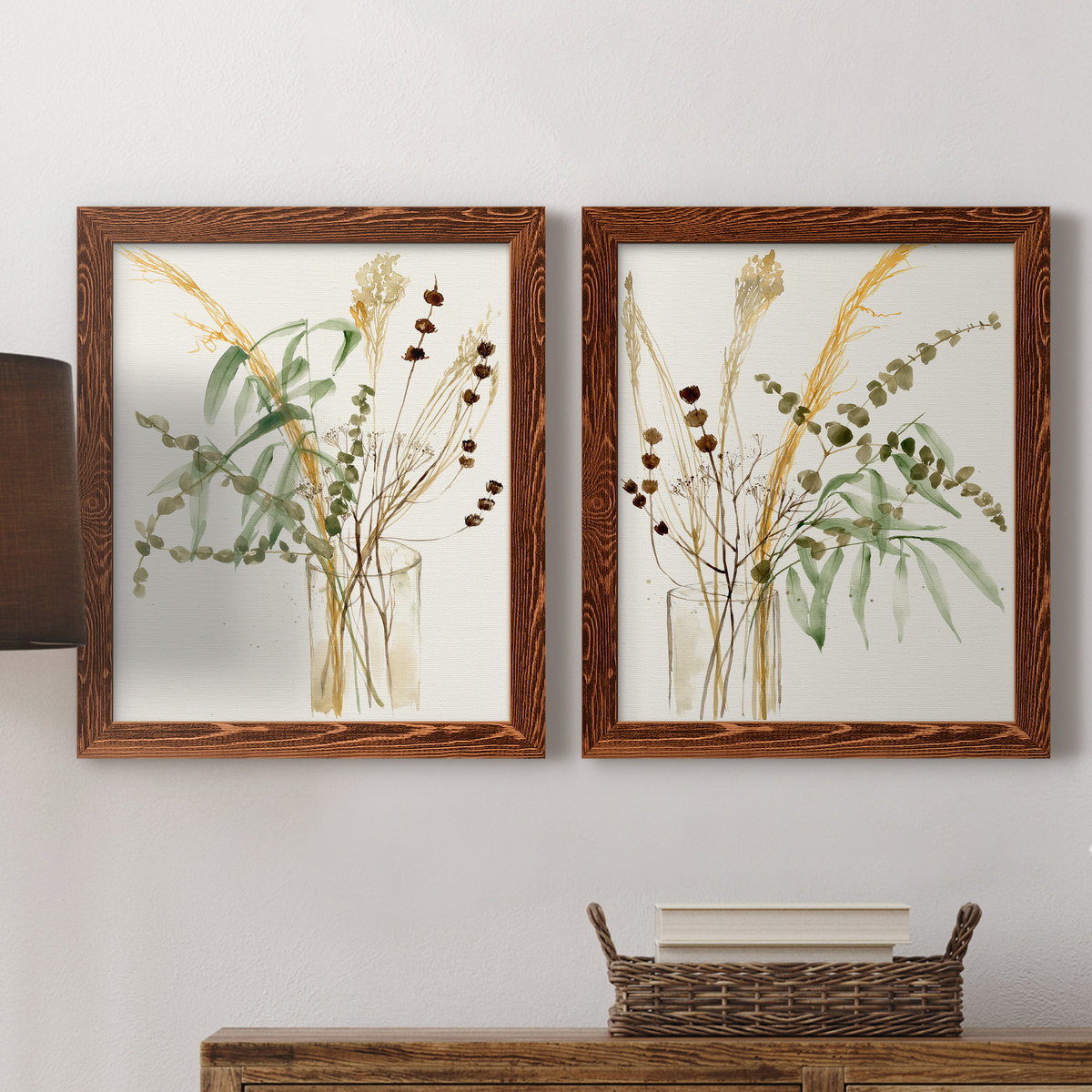 Red Barrel Studio® Composition In Vase I - 2 Piece Picture Frame ...