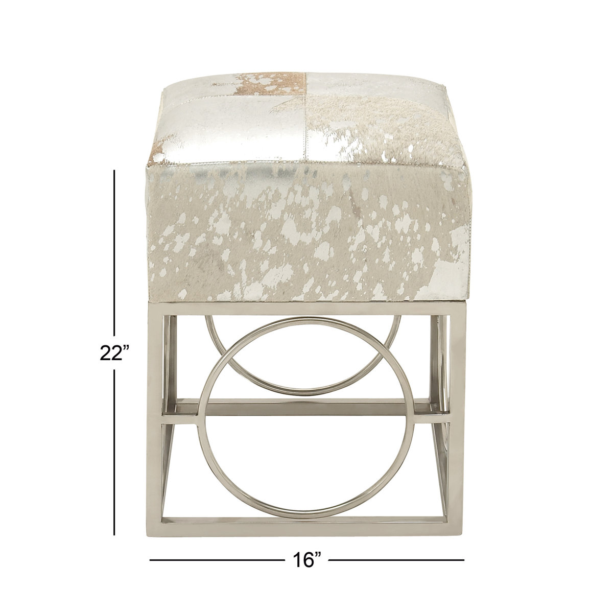 Mercer41 Cotswald 22'' Tall Stainless Steel Accent Stool & Reviews ...