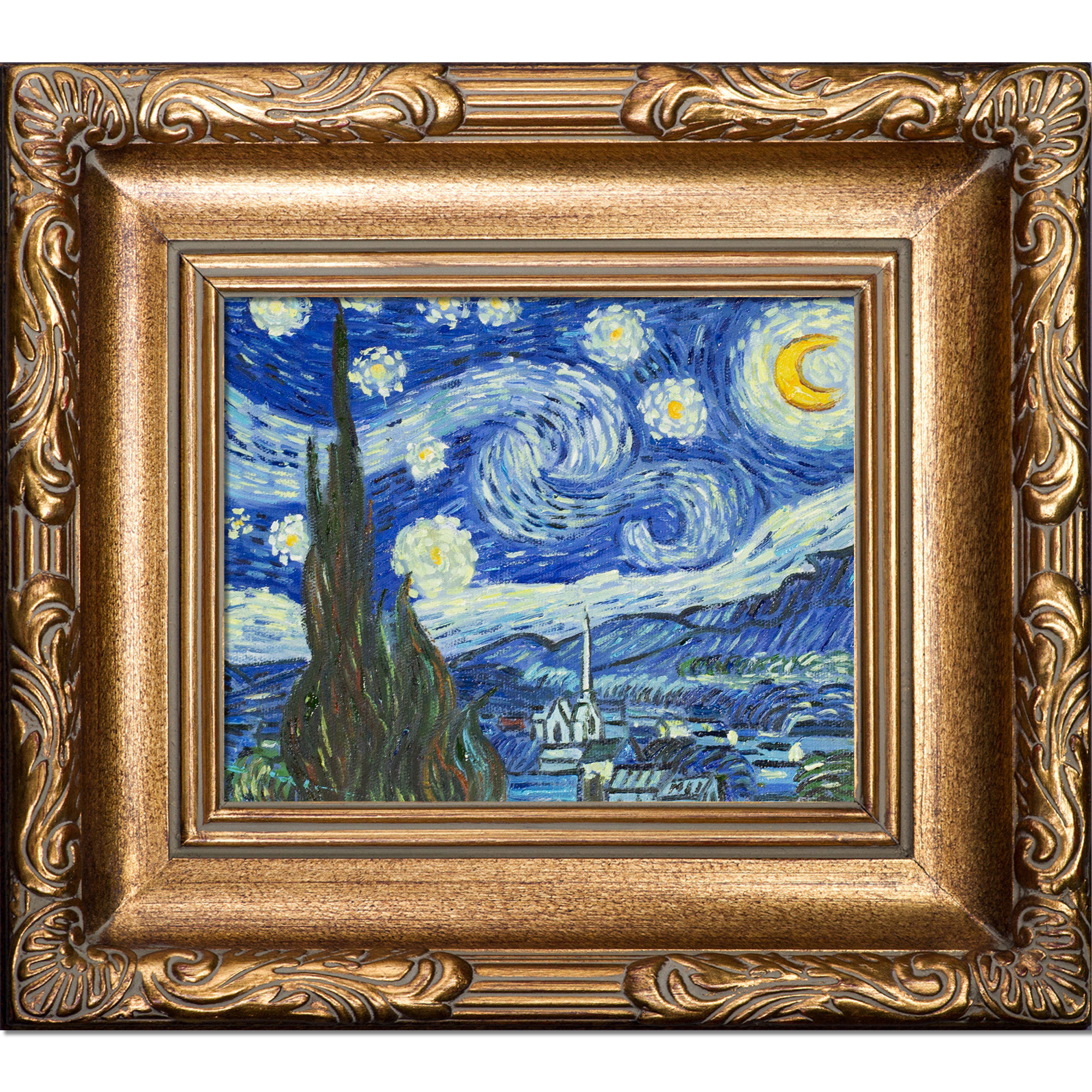 Vault W Artwork Starry Night by Vincent Van Gogh - Picture Frame ...