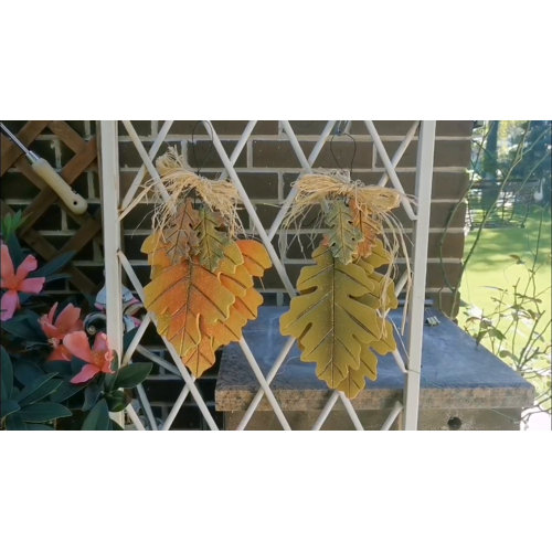AttractionDesignHome 2 Piece 3-Leaves Cluster Wall Décor Set & Reviews ...