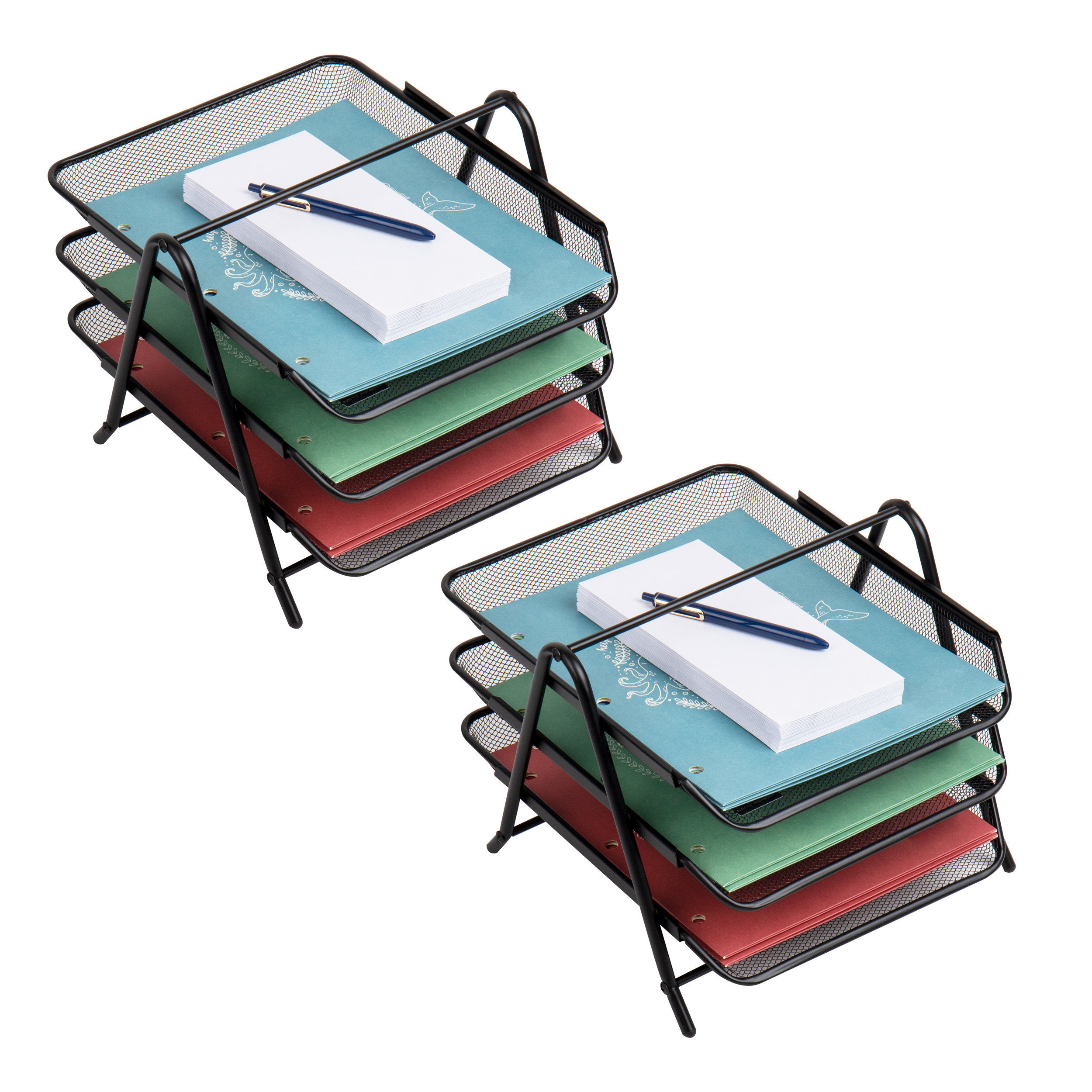 Mind Reader 3 Tier File Organizer | Wayfair