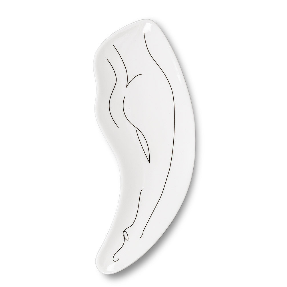 Wrought Studio Curved Legs Plate | Wayfair
